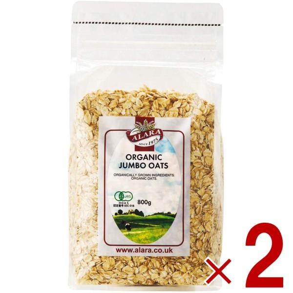 有機JAS認定を受けたALARA（アララ)のオーツです。 大粒なオート麦を厳選した、食物繊維が豊富でヘルシーなミューズリーの基本食材。  保存にも便利で毎日使える便利なチャック付き袋入りです。  オート麦は良質な自然の蛋白質を含み、ビタミン...