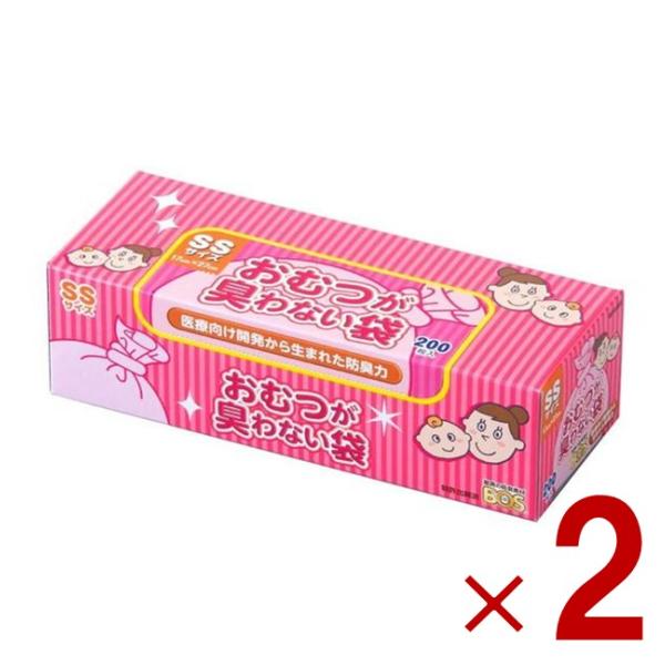 クリロン化成 驚異の防臭袋BOSベビー用 SSサイズ200枚入。驚異の防臭素材「BOS」とは、驚異的な防臭力を有する高機能素材の商標です。●脅威の防臭力　鼻を近づけても臭いません！人が最も敏感に感じる、うんちの臭い。BOSはうんちを入れて、...