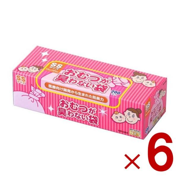 クリロン化成 驚異の防臭袋BOSベビー用 SSサイズ200枚入。驚異の防臭素材「BOS」とは、驚異的な防臭力を有する高機能素材の商標です。●脅威の防臭力　鼻を近づけても臭いません！人が最も敏感に感じる、うんちの臭い。BOSはうんちを入れて、...