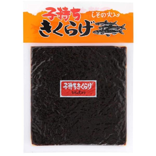 商品情報名称佃煮子持ちきくらげ キクラゲ原材料料醤油、砂糖、きくらげ、魚卵、発酵調味料、しその実、醸造酢、風味調味料、食塩/ソルビット、調味料（アミノ酸等）、香料、保存料（ソルビン酸K）、甘味料（ステビア）、酸味料、（一部に大豆・小麦・ごま...