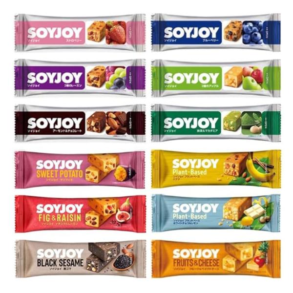 SOYJOY（ソイジョイ）は、小麦粉を使用せず、大豆粉だけを使用した生地に、たっぷりのフルーツを加えて焼き上げた、新しいタイプの栄養食品です。からだにやさしい低GI食品  GI（グリセミックインデックス）は食品に含まれる糖質の吸収度合いを示...