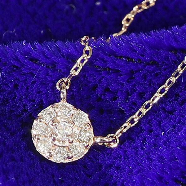 商品名　　　　合計0.05カラット ダイヤモンドネックレス K10 レディース 中古素材　　　　　Ｋ１０　１０金ゴールド重量　　　　　０．８グラムチェーン　長さ　　　　４０．０ｃｍ　太さ　　　　　０．５ｍｍ　プレート幅　　２．７ｍｍペンダン...