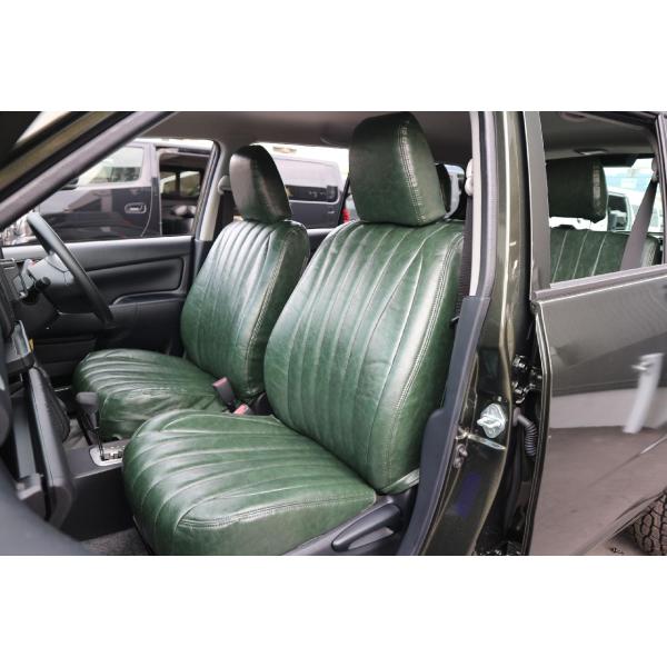 クラシックで人気のある縦ストライプのステッチにヴィンテージ調レザー製作した160系プロボックス専用シートカバーになります。専用ベッドキットとリヤゲートラゲッジレザートリムと同じレザーになりますので内装をトータルでカスタム可能です。対応グレー...