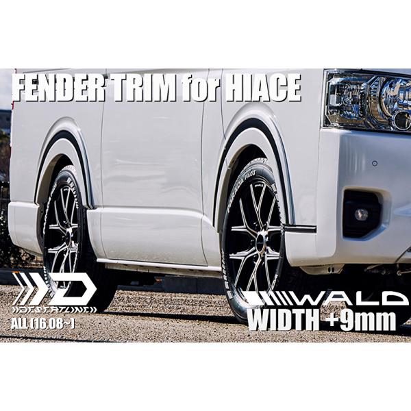 【商品関連キーワード】WALD ヴァルド ワールド DESERTLINE HIACE TRH200 KDF200 GDF201 コーナーパネル 新商品 エアロパーツ エアロダクト ナローボディ ワイドボディ NARROW WIDEBODY ...