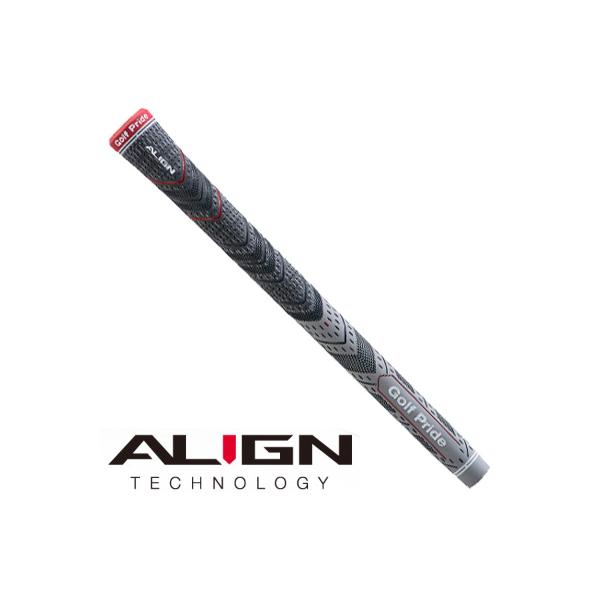 PLUS4のテーパーレス形状 グリップ下部をテーパーレス形状とすることで下巻きテープ4枚分と同等の太さを実現。左右のグリップをバランス良く握れるので安定して飛ばすことができ、ミート率も良くなります。 革新的なALIGN（アライン）テクノロジ...