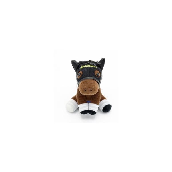 競馬ぬいぐるみ　アイドルホースジェンティルドンナ　Sサイズ第58回有馬記念優勝記念サイズ；約13cm×約8.5cm×約15cm（サイズは個体差があります）重量；100gかばん等に付けられるボールチェーン付き【ジェンティルドンナ】父；ディープ...