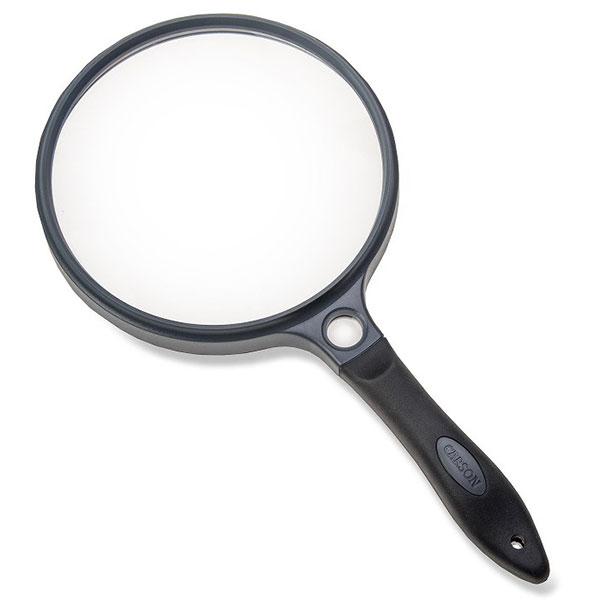 人間工学に基づいた SureGrip? ハンドルにより、握りやすくなっています・ソフトな巾着ポーチが付属します・SG-14、SureGrip? シリーズ手持ち型2倍倍率アクリル虫眼鏡は、手持ち型拡大鏡の中で最大の表示領域の1つを備えています...