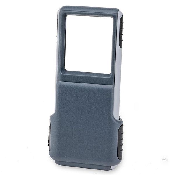 歪みを抑える非球面レンズを採用し、より鮮明に見ることが出来ます・倍率は3倍・上下スライド式で手軽に開閉、収納が出来ます・レンズを引き出すとLEDが点灯[主な仕様]寸法サイズ(約)：51×16×115mm重量(約):50gレンズサイズ：約35...