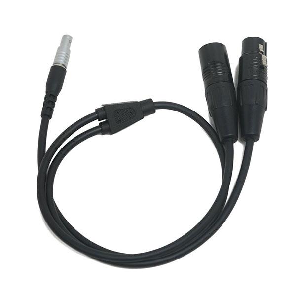 DMX接続アダプターケーブル 5ピン・SL1 220DN/320DNをDMX接続アダプターケーブルを介して接続することにより、DMX512 規格の調光卓（コントローラー）での制御に対応します[主な仕様] 重量：0.21kg 材質：TPEケー...