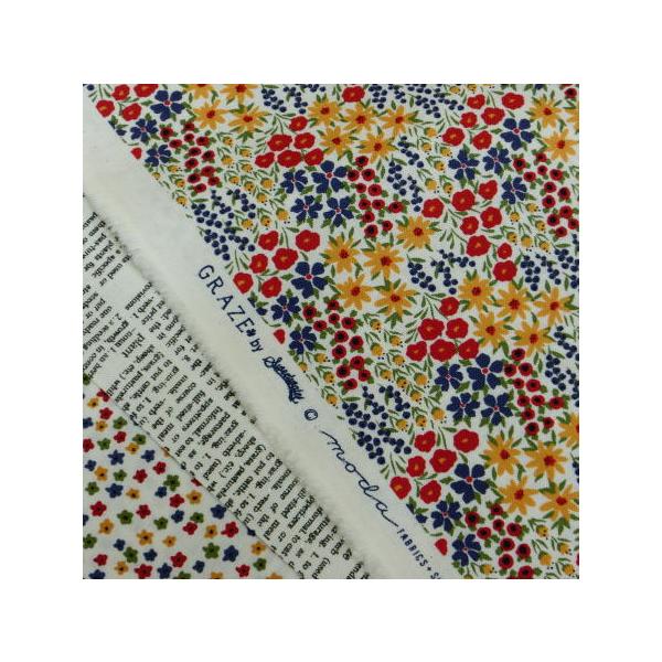 MEADOW/VANILLA(55606-11)・<br>NEWSPRINT/VANILLA(55604-11)・<br>BLOOMS/VANILLA(55601-11)