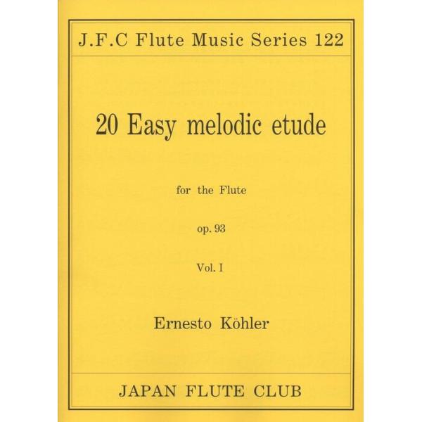 20のやさしい練習曲 OP.93-1【出版社：日本フルートクラブ】