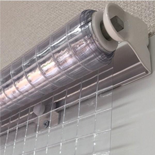 カーテン ロールスクリーン 糸入り 防炎 透明ビニール 幅30〜60cm×丈101〜120cm :10001870:シート専科 - 通販 ...