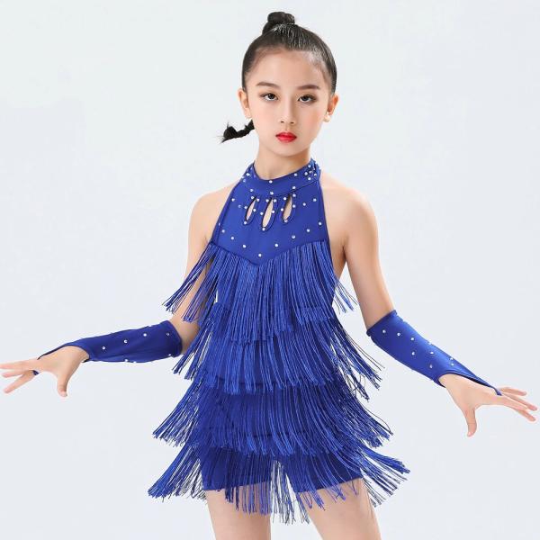【対象年齢・サイズ】・対象：子供（幼児・小学生向け）・適合身長：100cm〜160cm・推奨年齢：3歳〜8歳【商品仕様】・素材：ミルクシルク、ポリエステル・袖丈：ノースリーブ・商品種別：子供用ダンスウェア・適用シーン：ダンス練習、レッスン、...