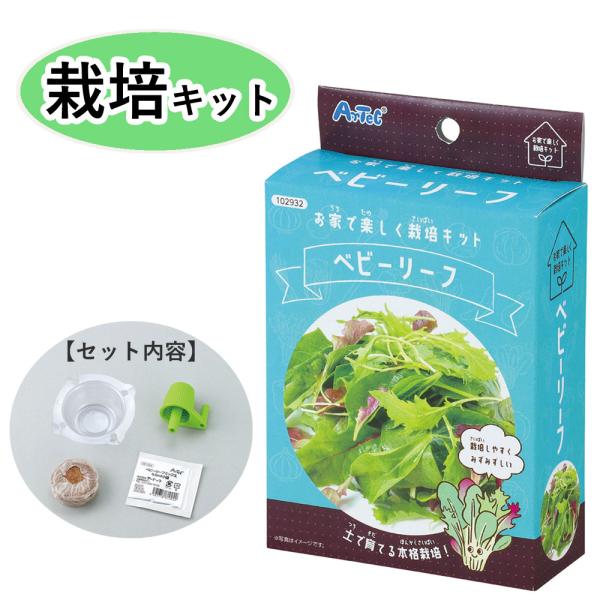 お家で楽しみながら野菜を育てよう。種まき・収穫を楽しめる栽培キットです。自分で育てた野菜は美味しいので好き嫌いもなくなりそう。ぜひ親子でチャレンジしてみてください。育てる楽しさ、食べ物の大切さが学べます。【内容】ベビーリーフ栽培キット◆セッ...