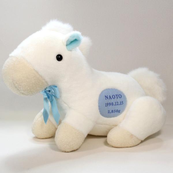 高貴さ、美しさを象徴する縁起物「午年」（うま）の干支のウェイトドール。産まれた時の体重を1グラム単位で再現します。職人が丁寧に仕上げた、純国産のウェイトドールをお届けします。生まれた年の十二支のぬいぐるみは、生まれたときの体重でお作りします...