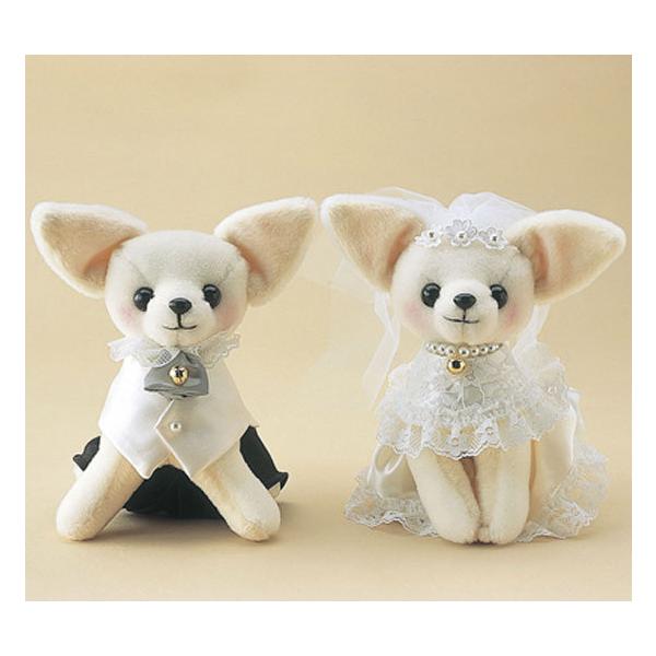 キュートでスウィートなチワワがゲストをお出迎え。結婚式のウェディングドッグは、大きな瞳がかわいいチワワで。ボア生地があらかじめカットしてあるから、初心者にも安心です。チワワをペットにされているお友達やいぬ好きな方へのご結婚祝いにもどうぞ★【...