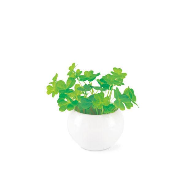幸せがこっそり隠れたインテリア。1枚だけ隠れた四つ葉が幸せのアクセント?置くだけ、空気をキレイにするアーティフィシャルグリーン　 まるで本物のように繊細に作られた人工の観葉植物。水やりなどのお世話いらずでお手軽にグリーンのある暮らしが叶いま...