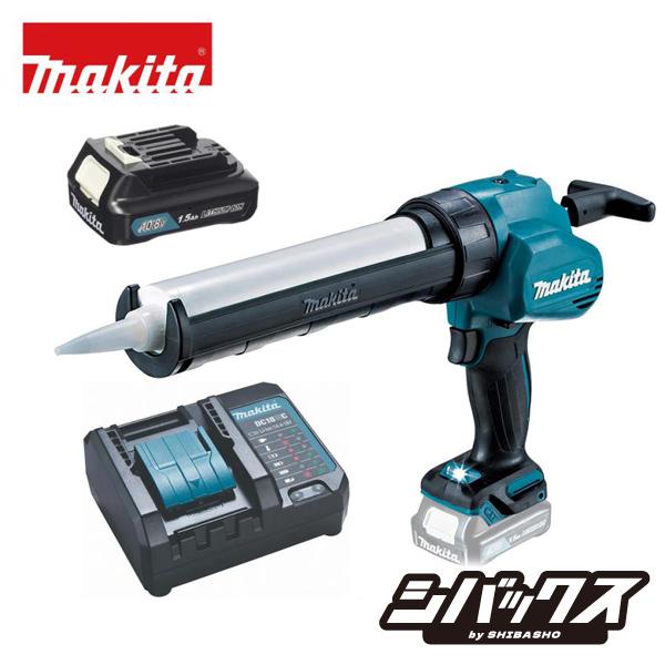 充電式コーキングガン　CG100DSH※こちらは【バッテリBL1015・充電器DC10SA・ケース付】のセット品のページです。[約22分充電]■特徴■・硬いシーリング剤でも、スピーディに施工！充電式だからレバーを引く疲れを大幅に軽減。抜群の...