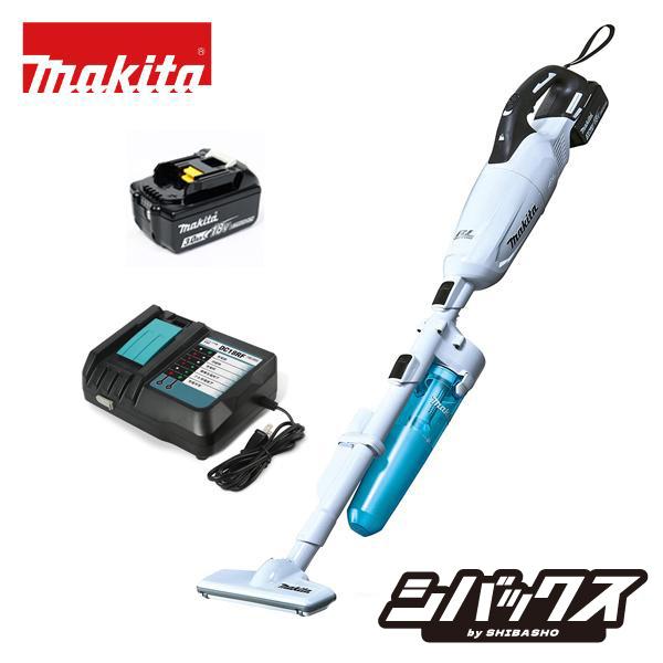 マキタのクリーナが「業界初」ついに『ブラシレスモーター』搭載。吸引力と耐久性が大幅向上。こちらは【カプセル式＆スライド＋トリガースイッチ】【バッテリBL1830B・充電器 DC18RF ・ロック付サイクロン付】タイプのページです。高効率なブ...