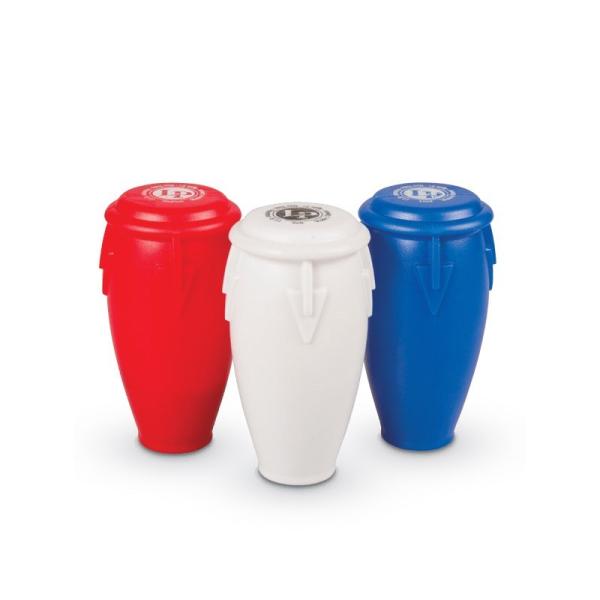 ☆コンガシェーカー・トリオ☆コンガ型のミニシェーカーが３色集まったトリオシェーカー。ソフトタイプの白、ミディアムの青、ラウドタイプの赤で、シーンに合わせて異なるサウンドを使い分けできます。LP017 LP Conga Shaker Trio...