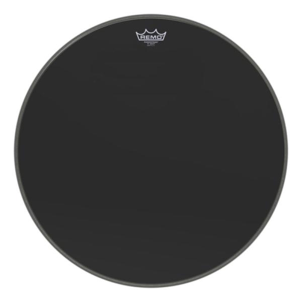 ＜Power Stroke 3 Ebony 20＞エボニー（ブラック）ヘッドをパワーストローク3の手法（内側にリングミュートを施す）で作り上げたバスドラム用フロントヘッド。まるく深みのある音色が魅力。フィニッシュ：ブラック厚み：アンバサダー...