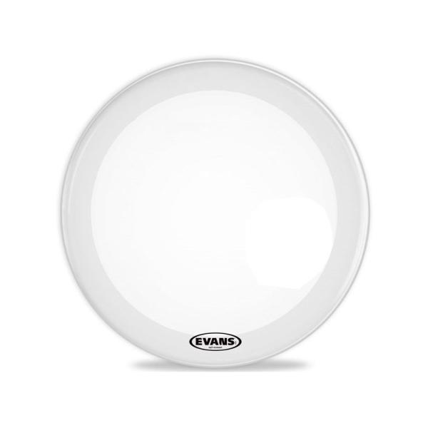 斬新なアイディアとコンピューター制御によって生み出される均一性の高いドラムヘッド、EVANS！＜16インチ・バスドラム打面用：Wood Hoop仕様＞一昔前まで16のバスドラムは非常に特殊な存在で、別売のハードウエアパーツを使ってフロアタム...