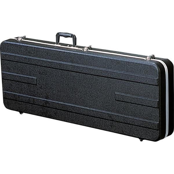 エレキギター用ハードケースメーカーロゴのない無地汎用ハードケースです。強化プラスティック(ABS)製で、対応機種はフェンダーST/TLタイプ、その用途は幅広いものになります。エレキギター全般に対応いたしますが一部の変形ギター等は収納できない...