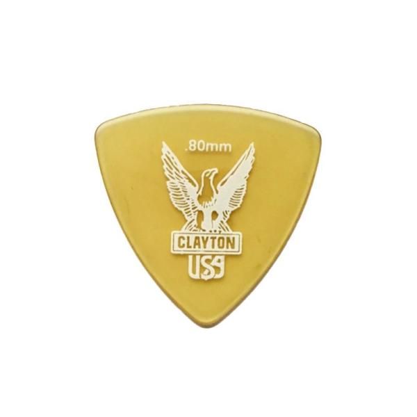 ULTEM GOLD は、ピック素材として理想的であるべっ甲に近い感触とクリーンでレスポンスの早い音色を最新の技術で再現した素材を使用しています。爪の感触に一番近いピックとしても有名です。■シェイプ：Rounded Triangle (丸肩...