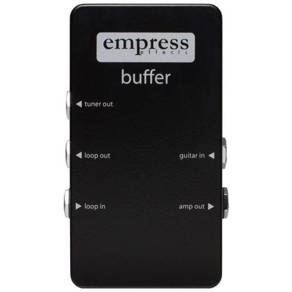 Empress Effectsのbuffer/buffer+はペダルボードの完璧なI/Oインターフェースとして機能し、最高レベルのギター信号が得られるようデザインされています。ギターケーブルの引きまわしによる音質劣化は、ハイエンドなサウンド...