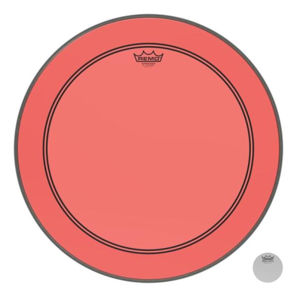 REMO COLORTONE 〜YOUR SOUND IN COLOR〜【P3-322B #RD [Powerstroke P3 Bass Colortone 22 / Red] パワーストローク・P3・カラートーン・22インチ / レッド...
