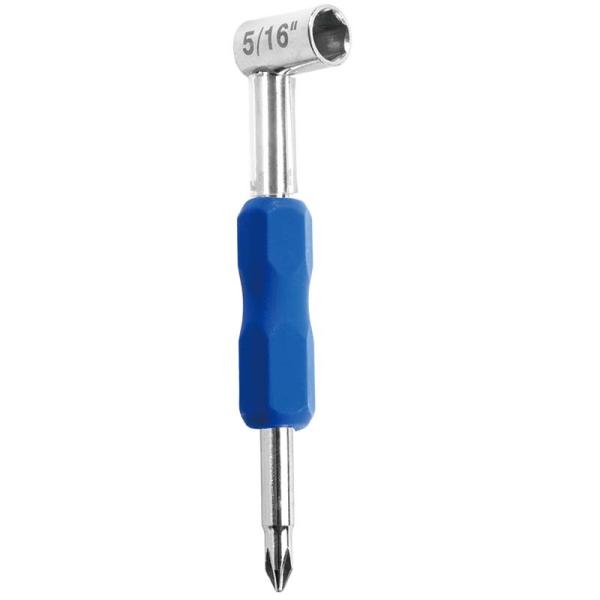 グリップ付きのトラスロッドレンチ！5/16インチ(約8mm）径のトラスロッドレンチです。強固なカーボンスチールのシャフトにマグネット式のドライバーを装備。人間工学に基づく握りやすく滑りにくいグリップで快適な作業が可能です。トラスロッドを回し...