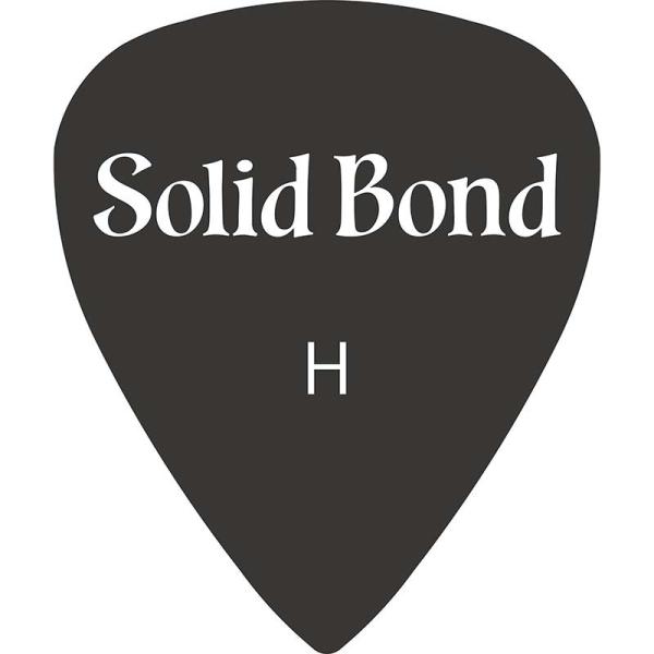 ティアドロップ・タイプのピックの登場です。PD1 には、Solid Bond のロゴがデザインされています。Shape: TeardropMaterial: PolyacetalColor:Black（1.0mm）※ご注文は1枚単位で承りま...
