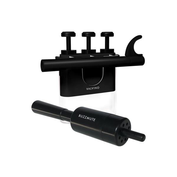 VALVINO &amp; BUZZMUTE セット ミュートパーツ2個付（Soft &amp; Hard）VALVINOは今までになかったコンパクトなトランペット運指練習器具。 場所を選ばずいろんなシーンでバルブ練習ができます。○スマホサ...