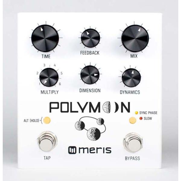 Polymoonはmerisのエンジニア達が欲しい機能を凝縮したディレイペダルです。プロフェッショナルなラックギアを複数接続したような複雑で濃密なサウンドをペダルとしての扱いやすさを保ちつつ、コンパクトなペダル筐体に詰め込んでいます。UNL...