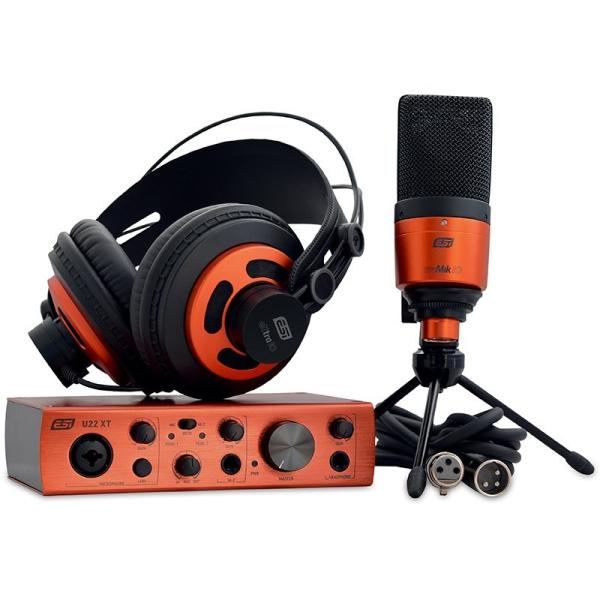 ★パワフルなスタジオ・レコーディング・バンドル U22 XT cosMik Set◎パッケージ内容・U22 XT・cosMik 10・eXtra 10・XLR マイクロフォンケーブル・卓上マイクスタンド・ウィンドシールド・Bitwig St...