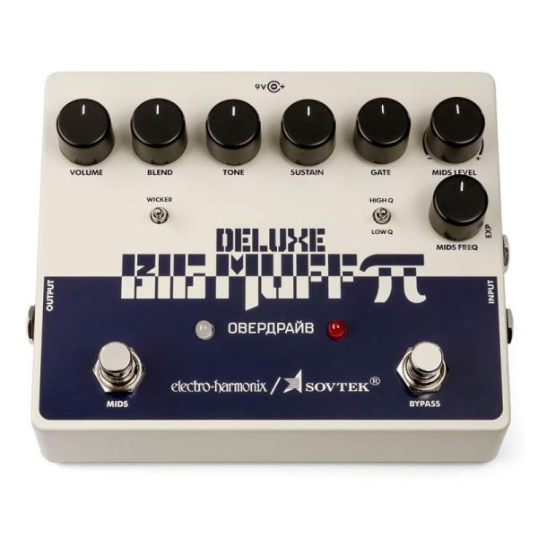 1991年頃に作られたSovtek Civil War Big Muff(青とグレーの筐体になぞらえてこのように呼ばれました)には、Tall Font Green Russian Big MuffやEHX Green Russian Big...