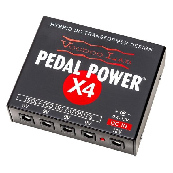 Pedal Power X4は高い消費電流を必要とするDSP搭載デジタルエフェクターにも対応するプロ仕様のパワーサプライです。 完全アイソレートされたアウトプットに加え、Voodoo LabのハイブリッドDCトランスフォーマーと最新技術を用...