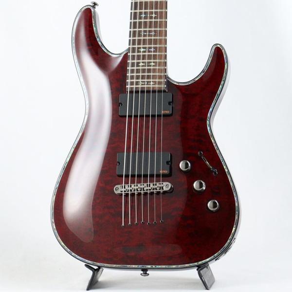 Schecter Diamond SeriesマホガニーBODY＆NECK、セットネック構造、EMG Active 81-TW/89搭載の7弦モデル。輪郭のある重低音はこのモデルならでは！コチラは美しいキルトメイプルをボディートップに採用し...