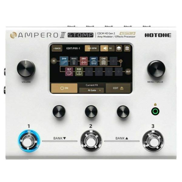 AMPEROII STOMP は、 これまでもその音質の高さとツボを押さえたプロダクトデザイン、 そして魅力的な価格で人気を博してきたAMPERO シリーズの最新機種です。ストンプスタイルのコンパクトなデザインと、 シンプルな操作性で、 よ...