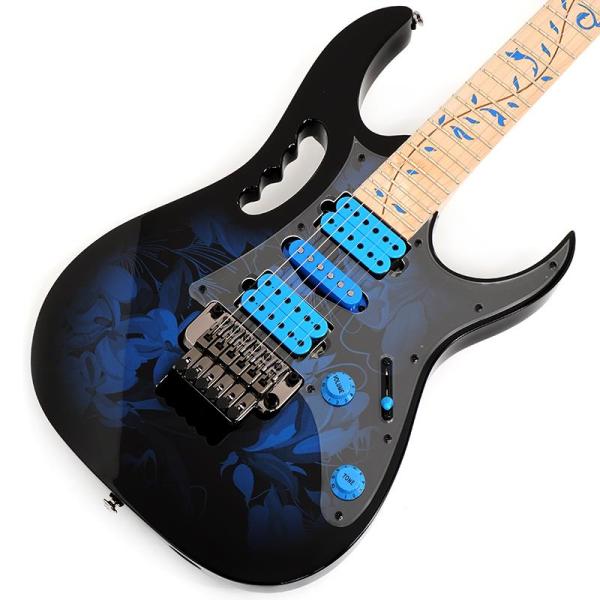 Premium Series Steve Vai Signature Modelハイコストパフォーマンスを実現するプレミアムシリーズに、DiMarzio製の新ピックアップを搭載したブルー・フローラル・パターンのスティーヴ・ヴァイモデルが登場...