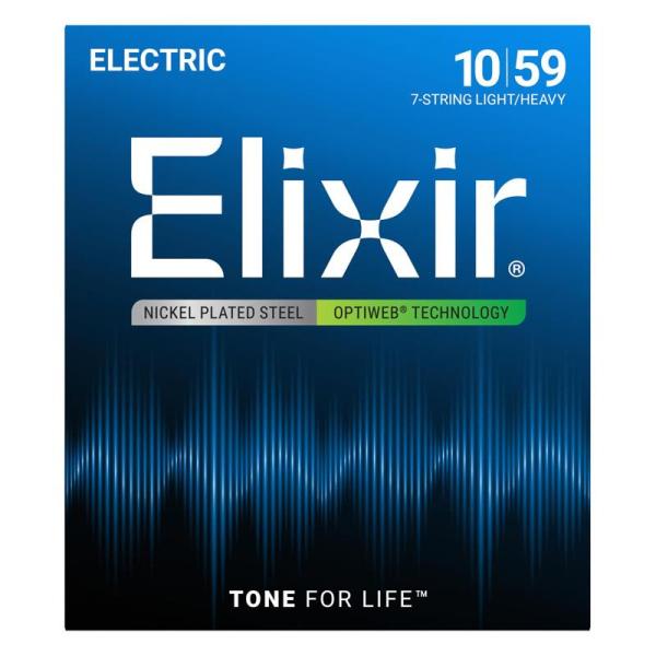 Electric Guitar Strings with ultra-thin OPTIWEB coatingエレキ弦 OPTIWEBコーティングは、エリクサーストリングスの高音質・長寿命を保ちながら、ノンコーティング弦のようなクリスピーサ...