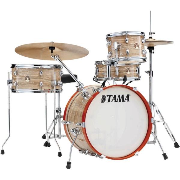 [Club-JAM Kit]Club-JAM Kitは、小口径かつコンパクトなサイズ構成によって、持ち運びやすさと本格的なドラムサウンドを両立させたコンパクトドラムキット。シェルには力強いアタックと温かいサウンドを兼ね備えたポプラシェルを採...