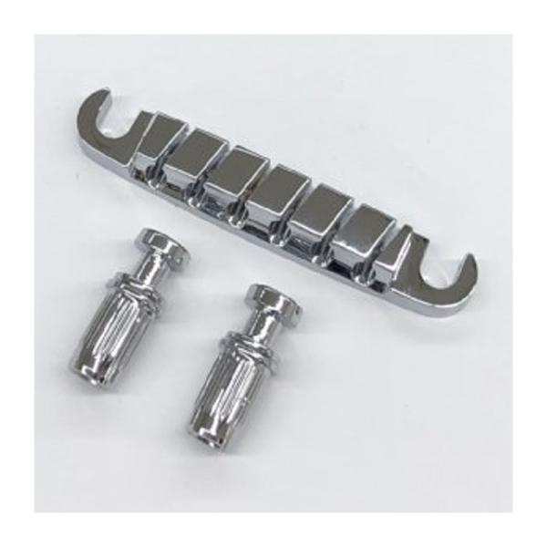 Quik Change IIIテイルピース。現行のIbanez箱モノほとんどに搭載されております。◆カラー：クローム◆主なIbanezモデルAM53 / AM73B / AM93QMC / ART120 / AS53 / AS63 / AS...