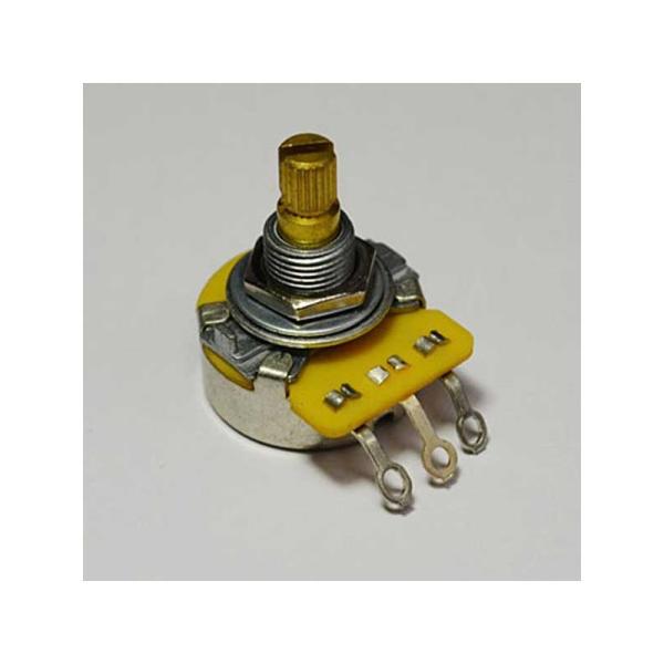 主にシングルコイルPUのボリュームとして使われます。規格：インチ・Fender Type ショート・シャフト※ロットの違いによってシャフトのカラーが変わる場合がございます。※こちらの商品はお取り寄せになる場合がございます。その場合通常納期は...