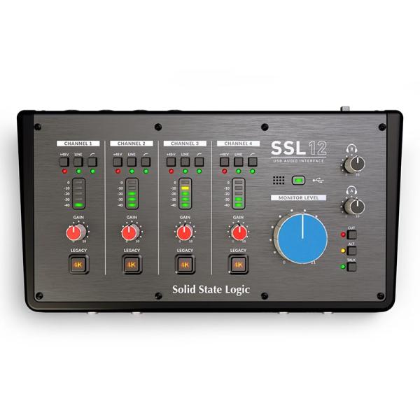 ★SSL12 　12in/8out USB オーディオインターフェース〜Your Professional Production Studio〜Solid State Logicのスタジオ・ツールは、40年以上にわたって音楽制作の中心的存在...