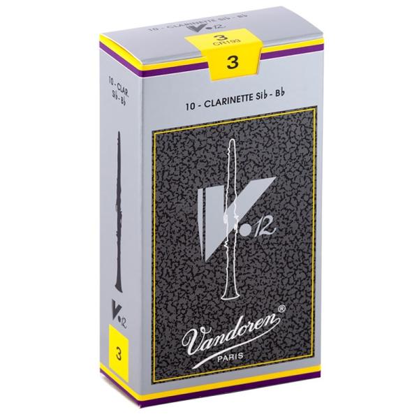 //バンドレン B♭クラリネット用リード V12//特定サイズの選ばれたケーンから作り出されたV12リードは、ヒールが厚めで、パレットを長めにカットし、トラディショナルよりもわずかに厚めのティップをしています。パレットが長めということは、よ...