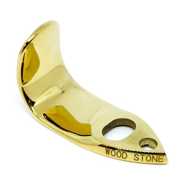 // Wood Stone Saxophone Thumb Hook I for Selmer &amp; Yanagisawa //内部を空洞にする事で接触面を極力抑えています。低音域から高音域まで幅広い音量調節ができ、音色の変化がつけや...