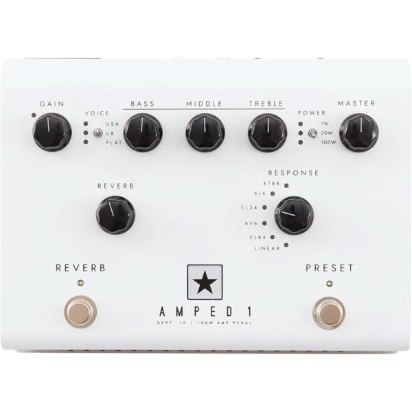 100ワットアンプがコンパクトなペダルサイズになりました！プロフェッショナルな100W ギターアンプをペダルサイズの筐体に集約させたDept. 10 AMPED 1。ペダル・エフェクター、モデリング・ペダル、マルチ・エフェクターと組み合わせ...