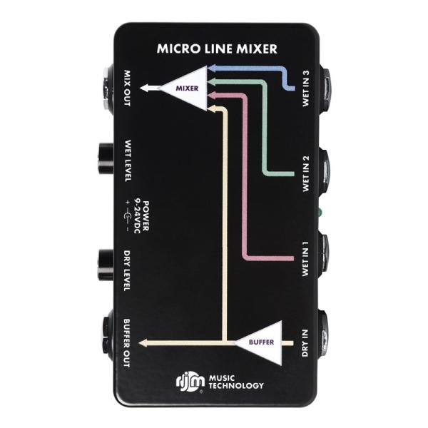 RJM MICRO LINE MIXERは、初代モデル LINE MIXER のポテンシャルを大幅にアップデート。MONO/ STEREO 入出力に対応した4つのインプットおよびアウトプットと、DRY・WET LEVEL 調整機能を兼ね備え...
