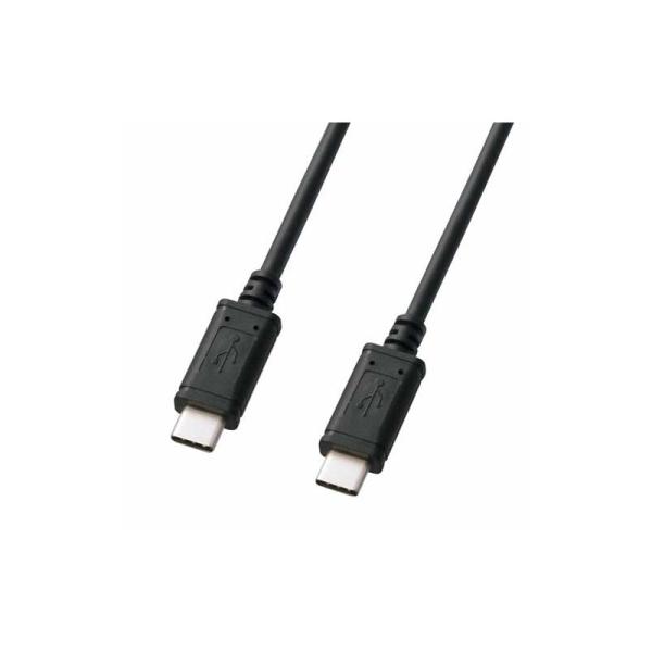 Type-Cケーブル（2m・ブラック）USB Type-Cポートを持つパソコンやタブレット端末などと、USB機器（USB2.0 Type-Cポートを持つ機種）を接続するためのケーブルです。カラー：ブラックコネクタ形状：USB2.0 USB ...